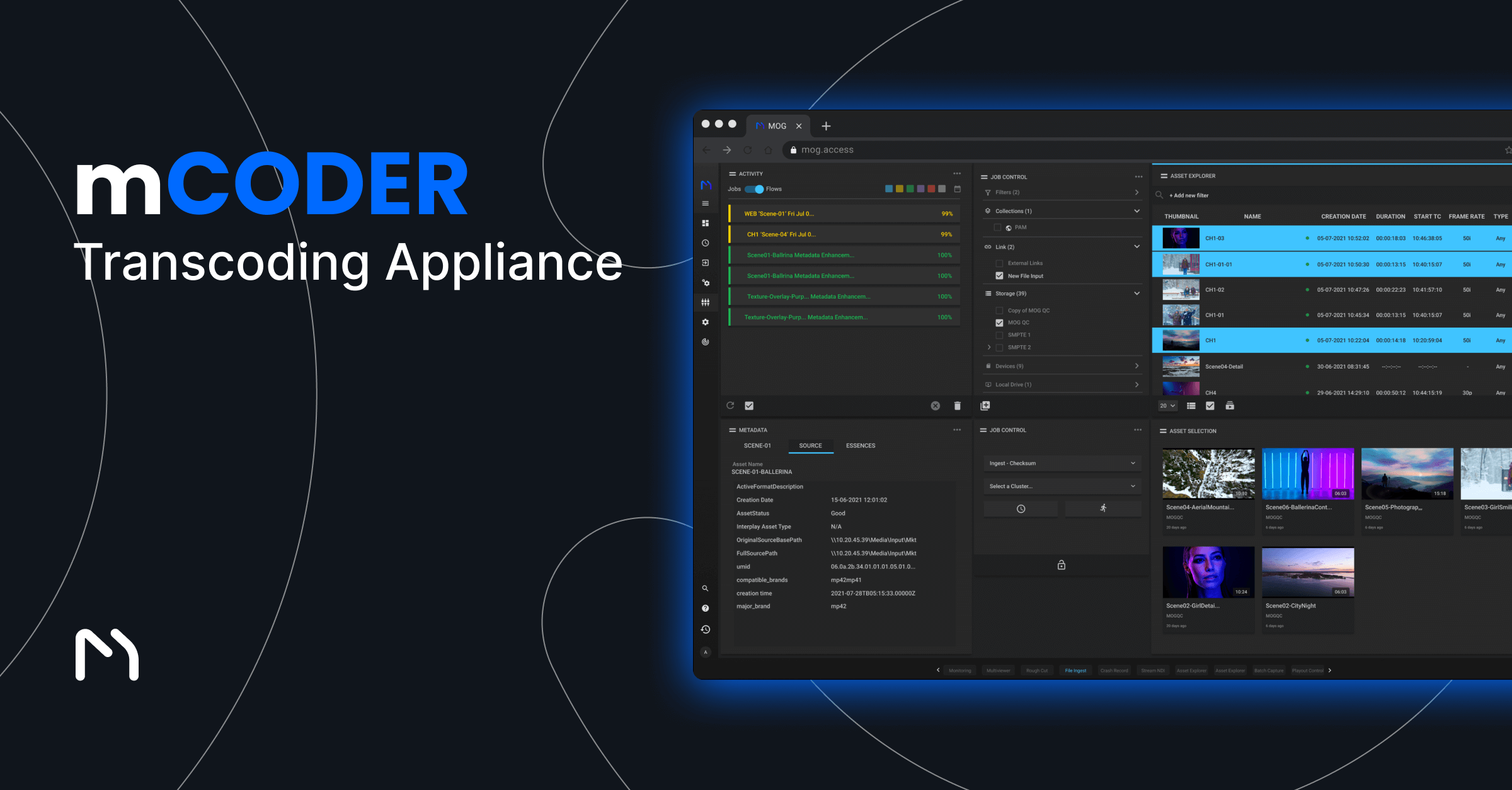 mCODER | Transcoding Appliance